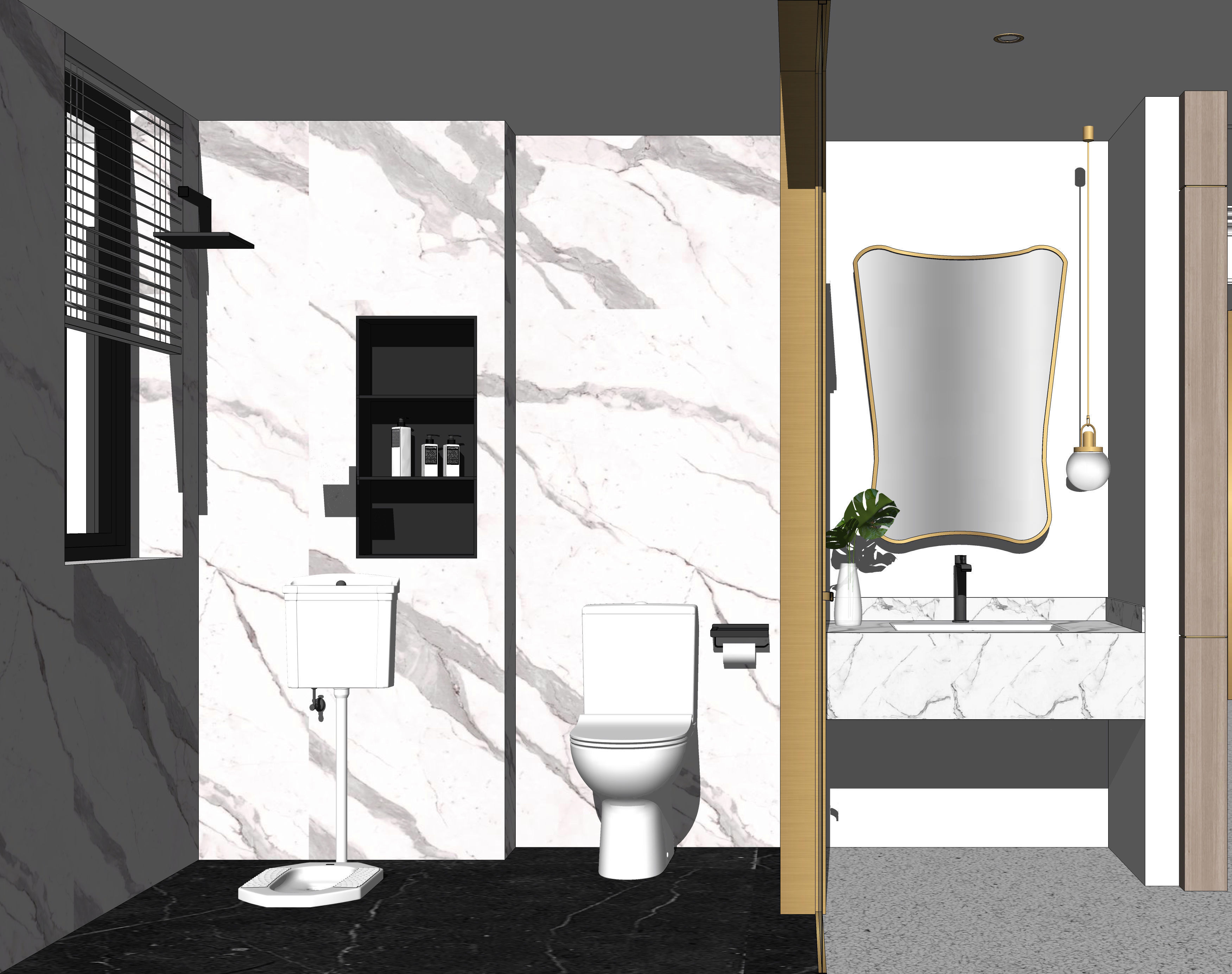 23 Sets Of Bathroom sketchup Model INTERIOR DESIGN 3D model | CGTrader