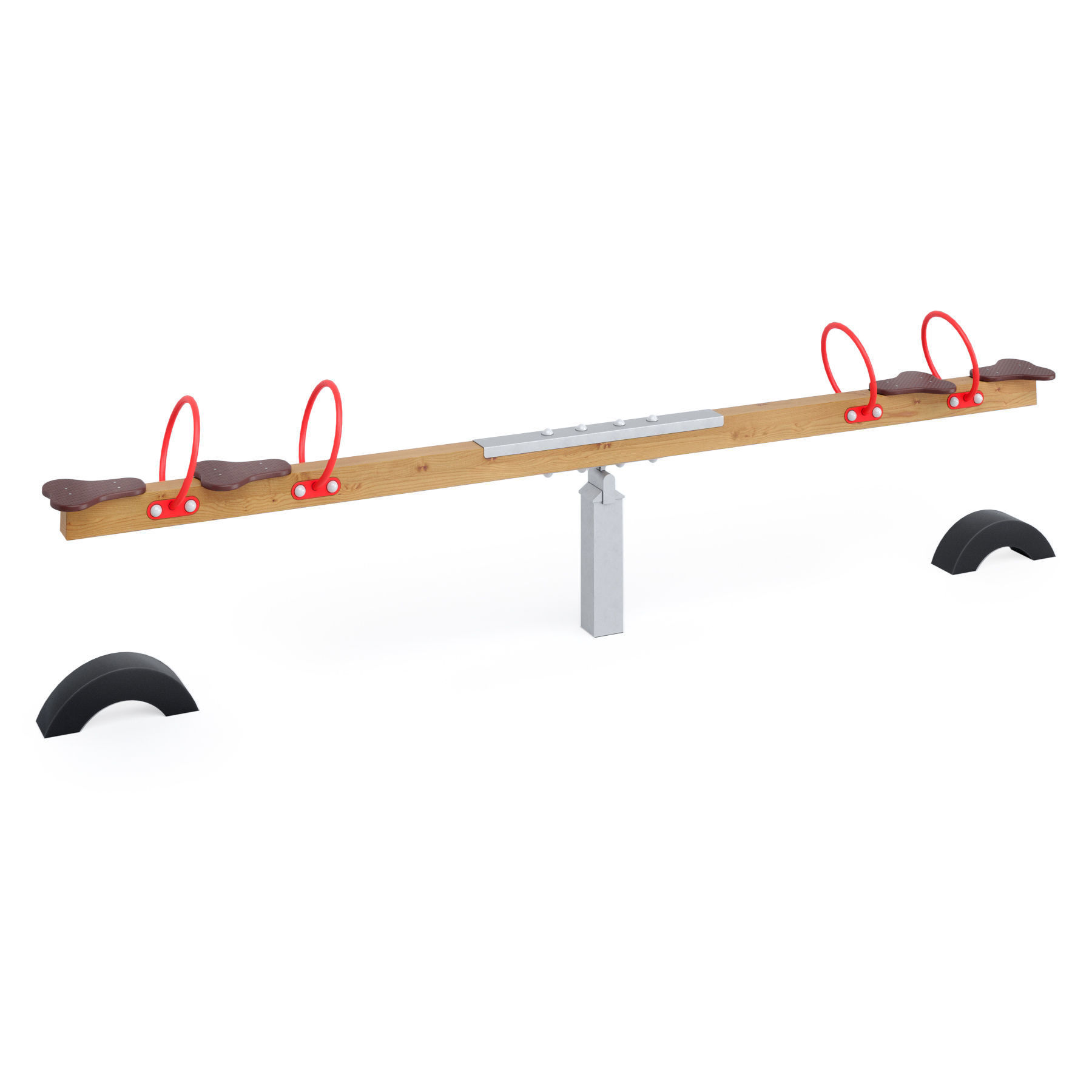 Swing-balancers Kompan with 4 seats 3D model | CGTrader