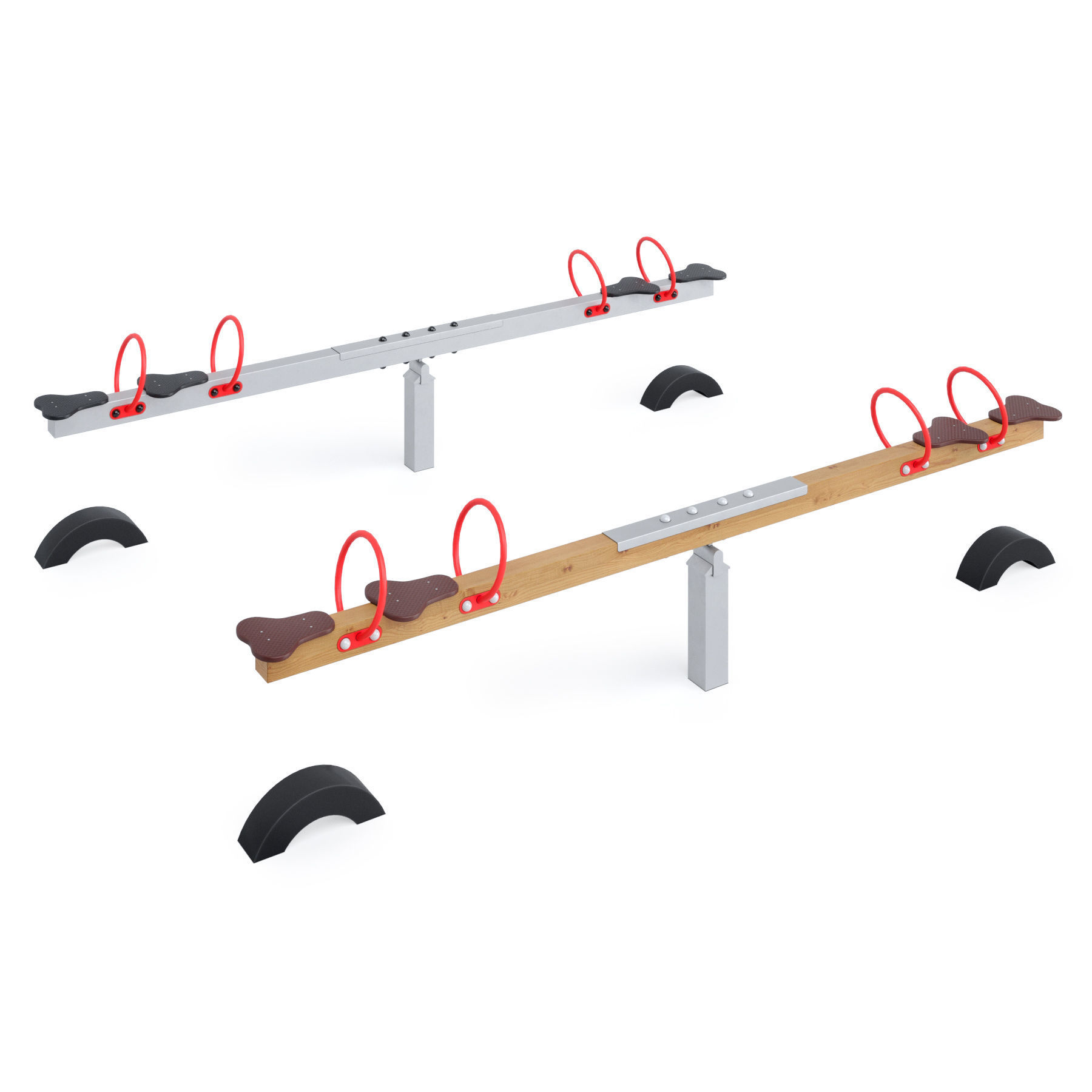 Swing-balancers Kompan with 4 seats 3D model | CGTrader