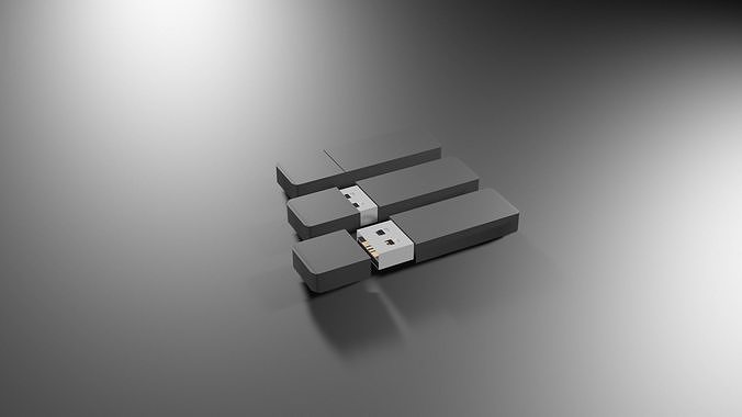 3D model USB Flash Drive Low-poly VR / AR / low-poly | CGTrader