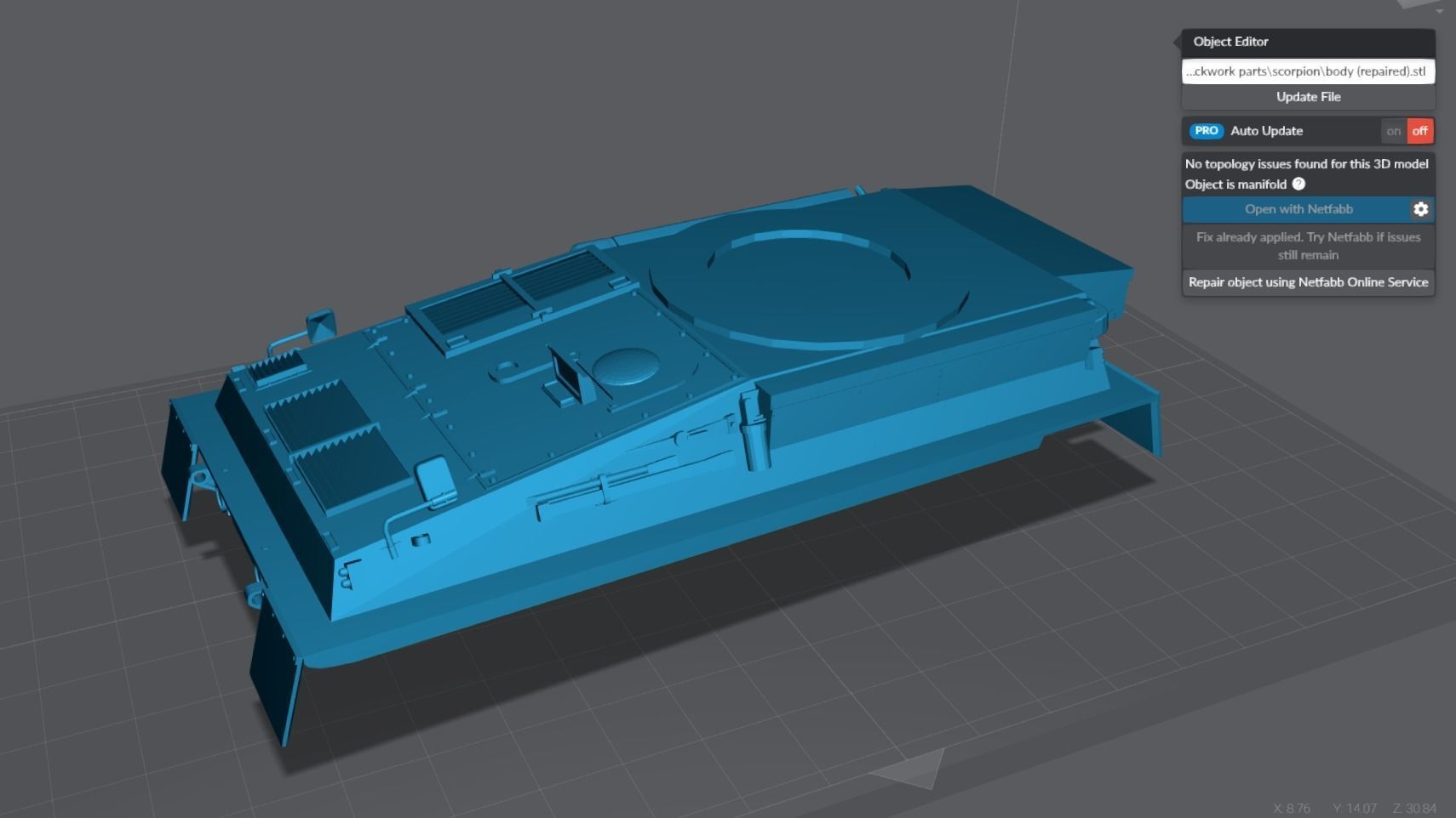Fv101 Scorpion Scale model 3D model 3D printable | CGTrader