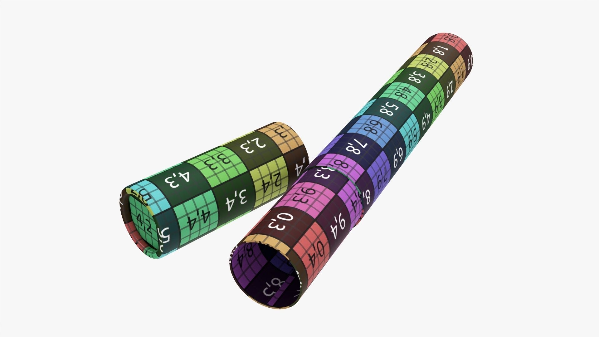 Scroll holder tube 3D model | CGTrader