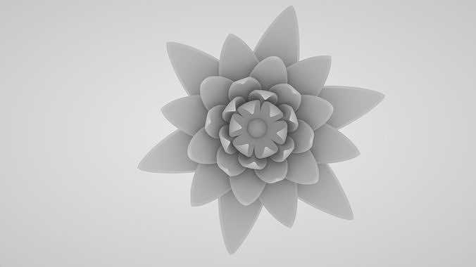 Flower 3D model 3D printable | CGTrader