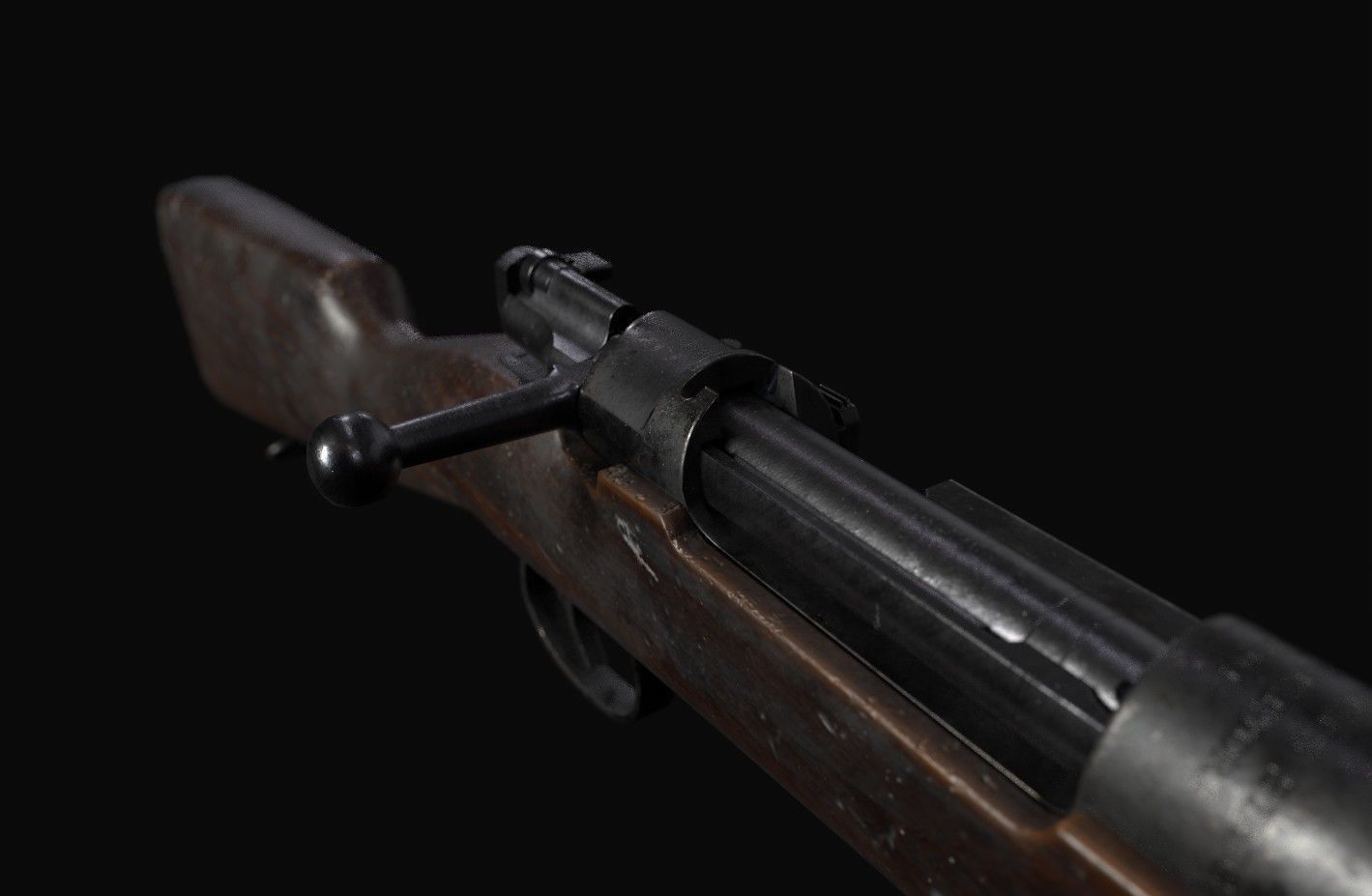 3D model Swedish Mauser - Gevar m96 VR / AR / low-poly | CGTrader