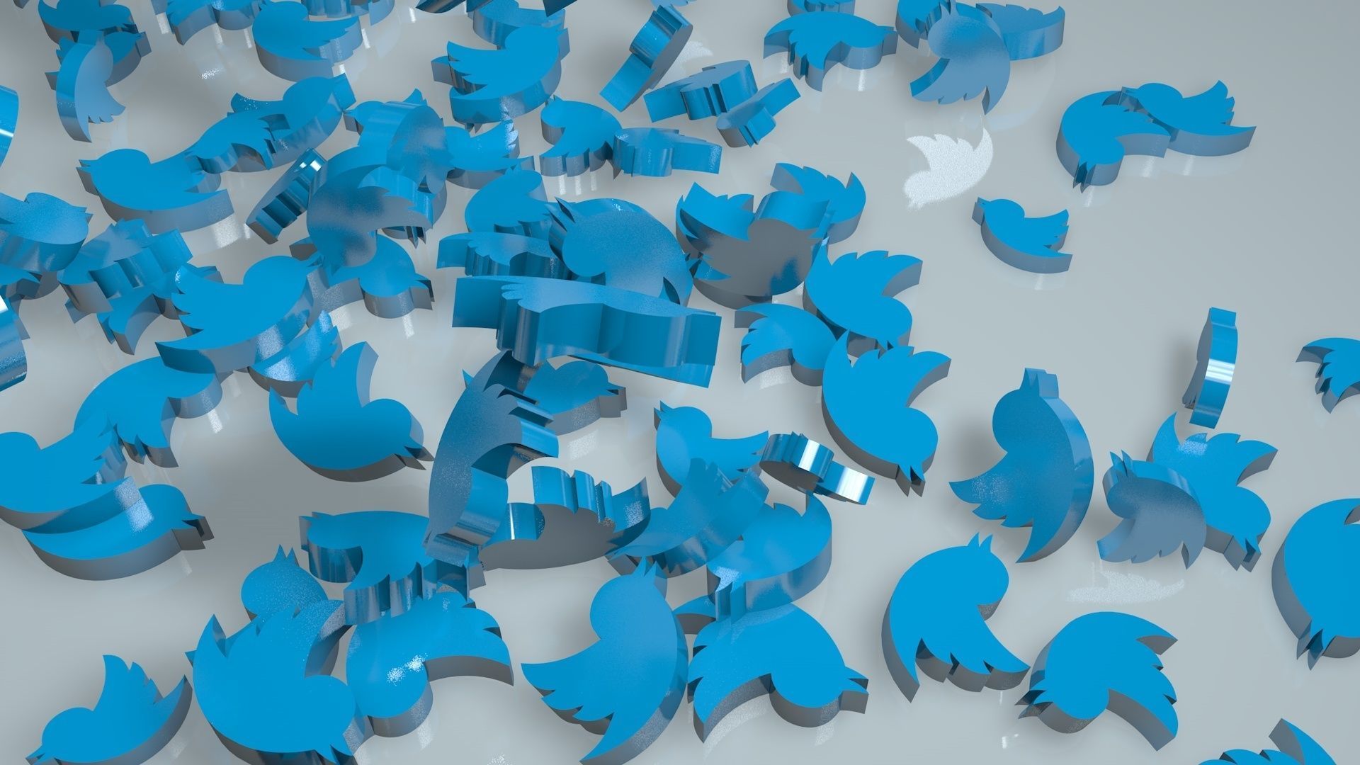 Twitter Logo with Animation 3D 3D model animated | CGTrader