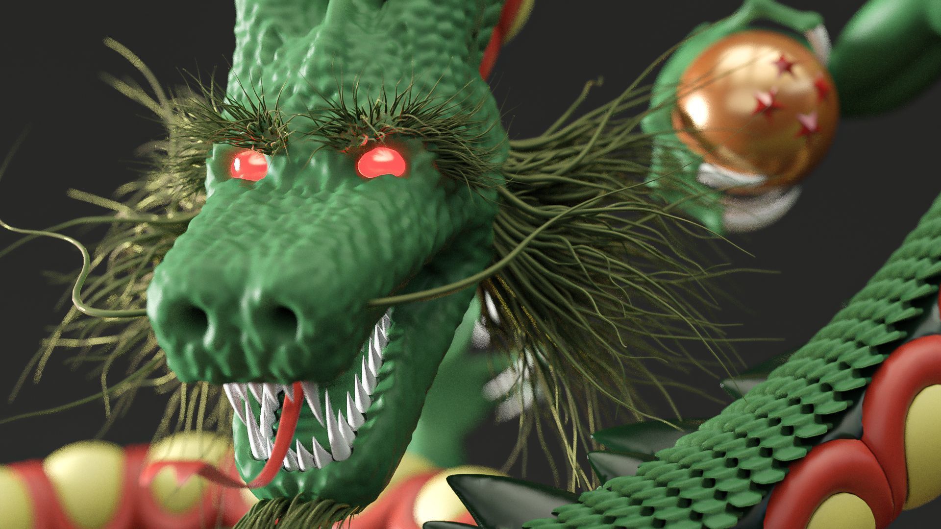 Shenron from Dragon Ball 3D model | CGTrader