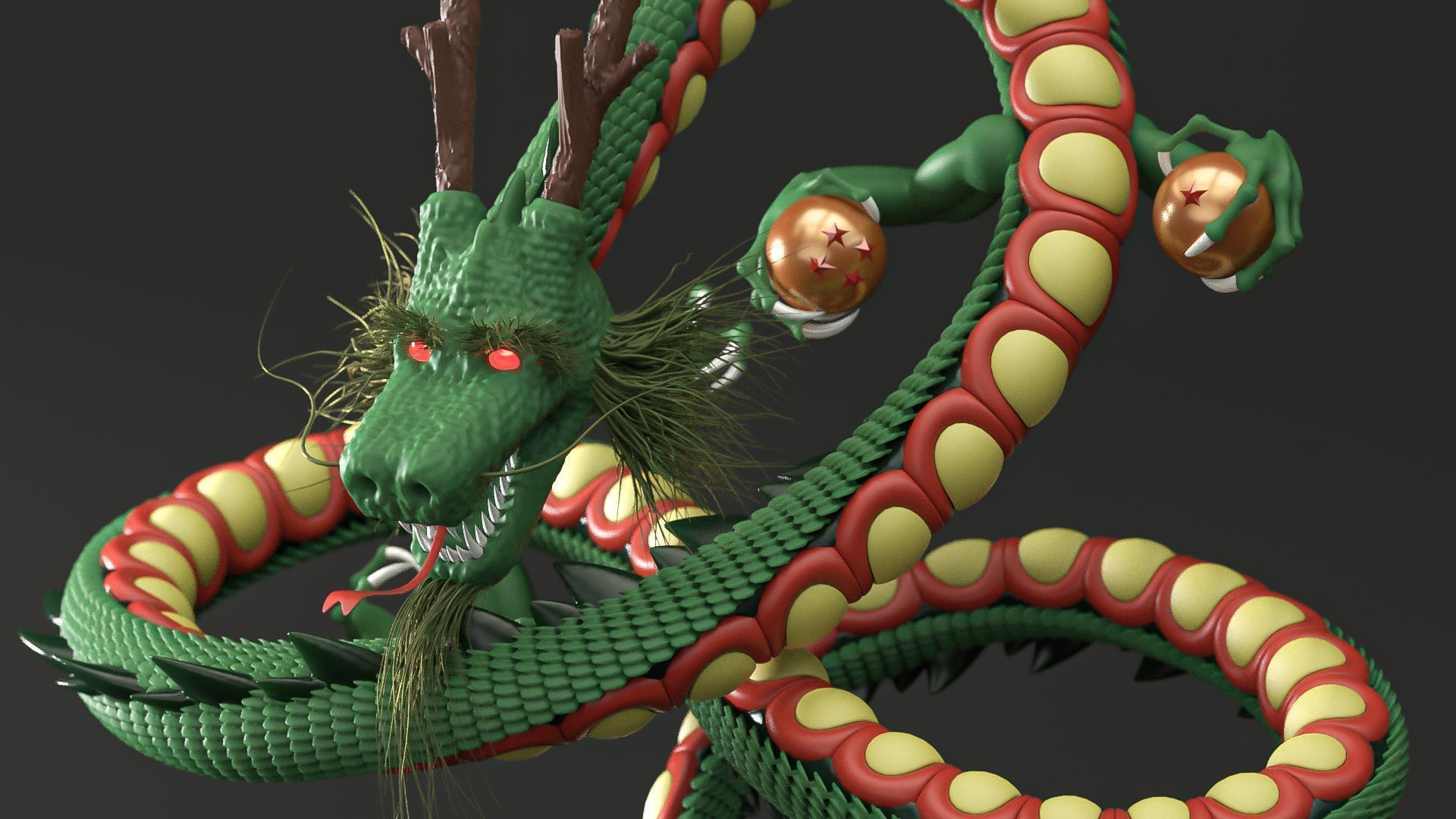 Shenron from Dragon Ball 3D model | CGTrader