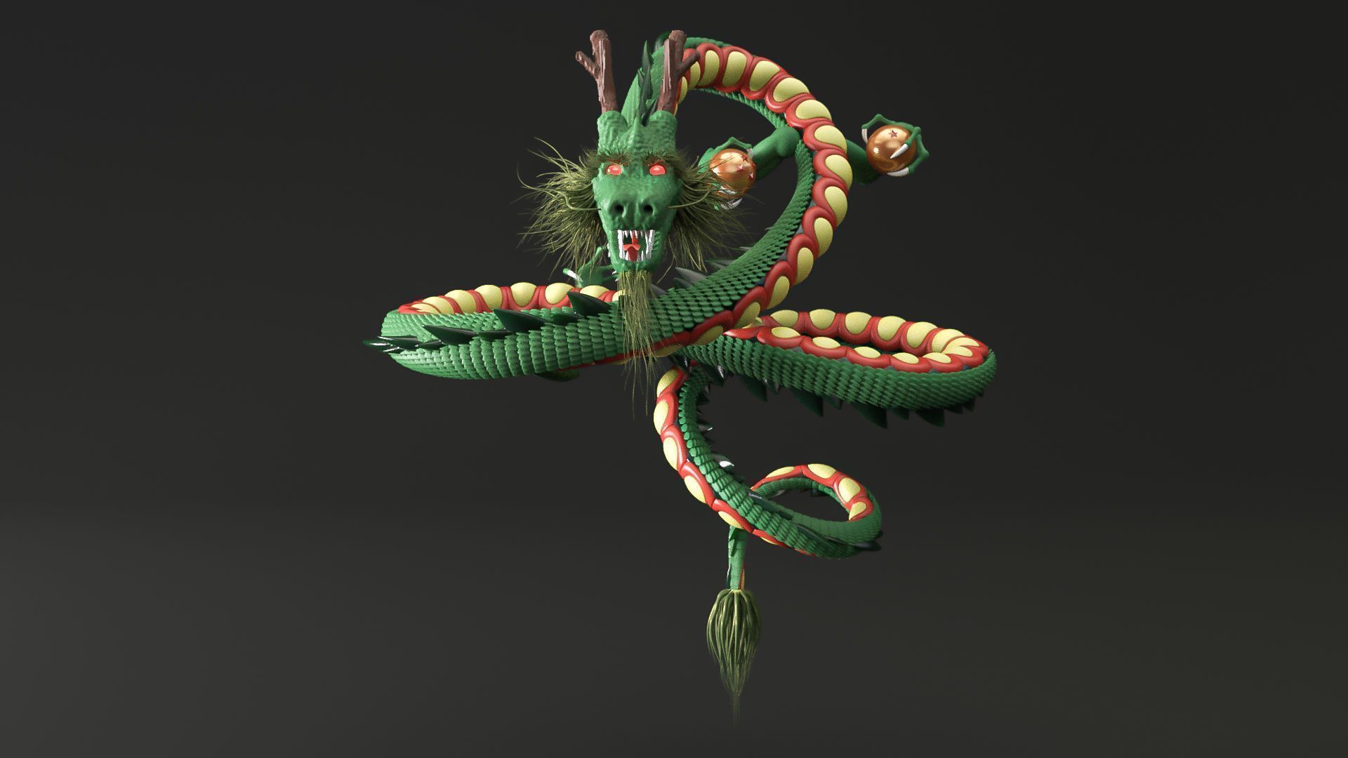 Shenron from Dragon Ball 3D model | CGTrader