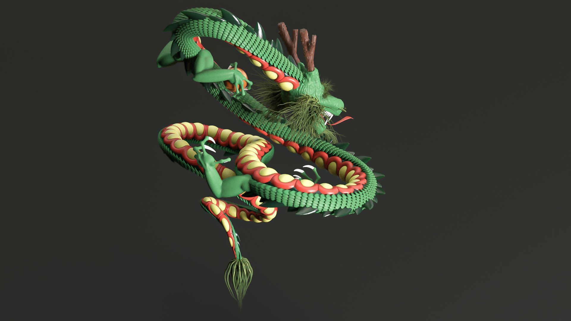 Shenron from Dragon Ball 3D model | CGTrader