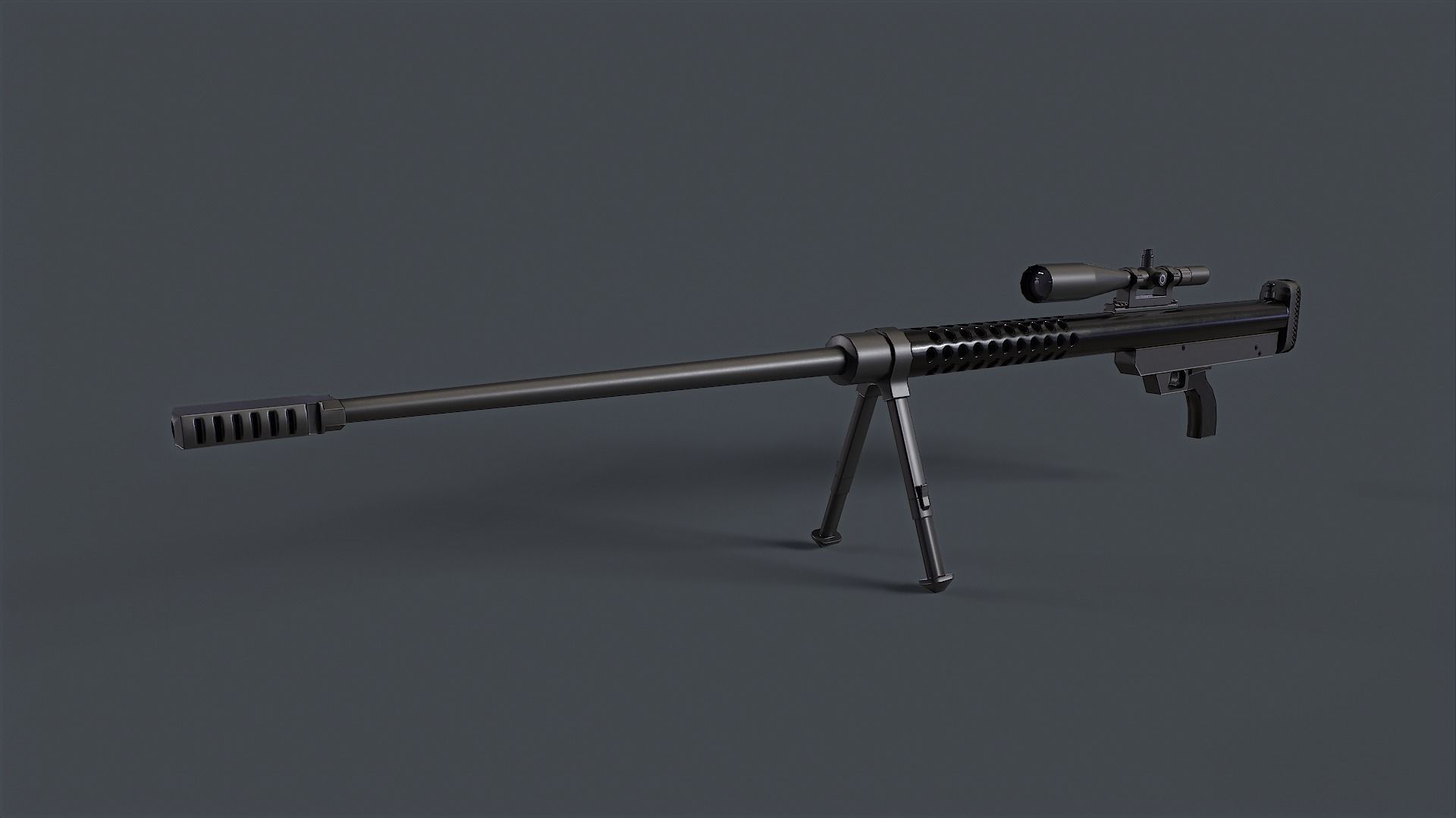 3D model Shaher Iranian heavy rifle VR / AR / low-poly | CGTrader