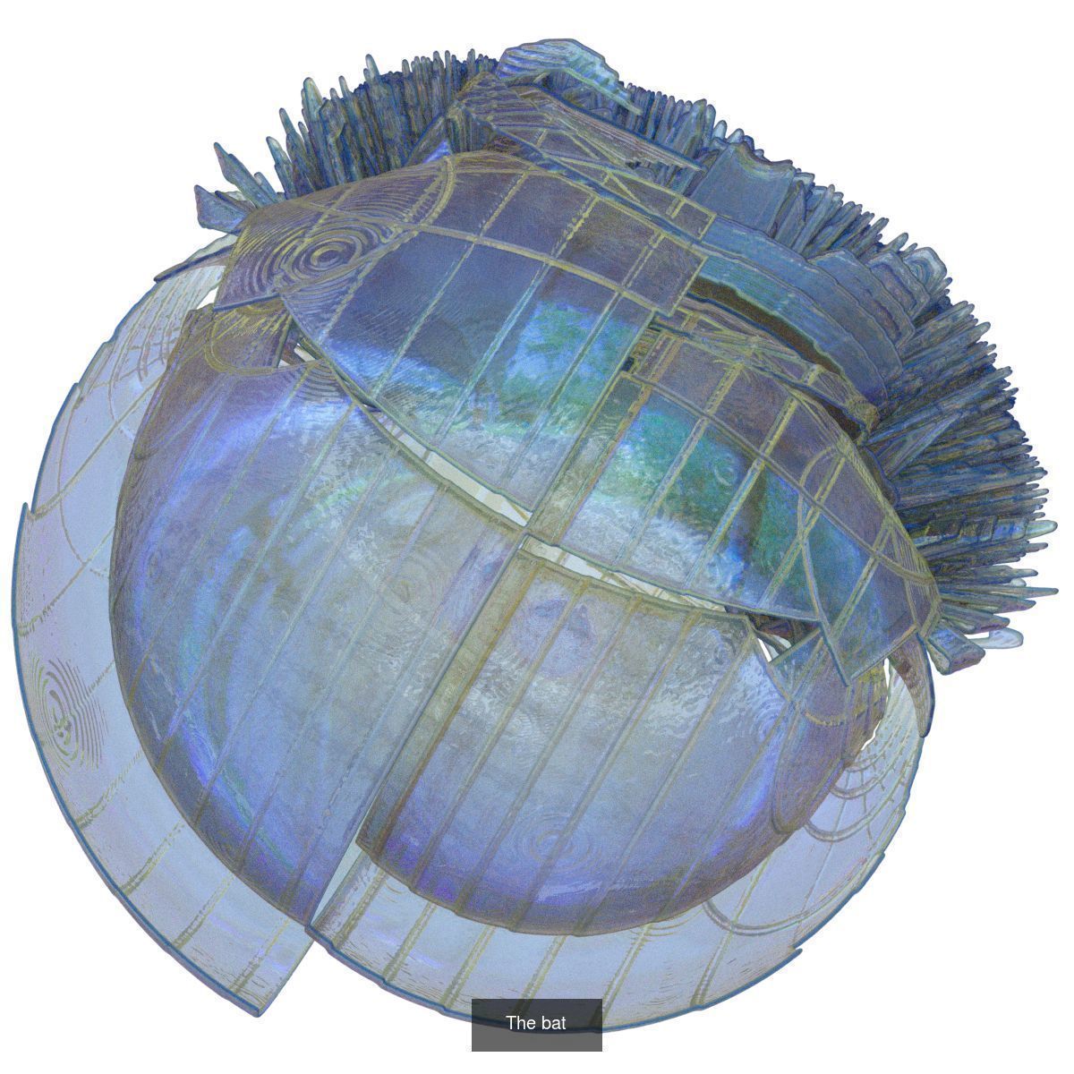 24 Blue Orbs 3D Model Collection | CGTrader