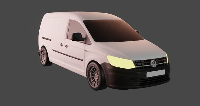 Volkswagen caddy 3D model | CGTrader