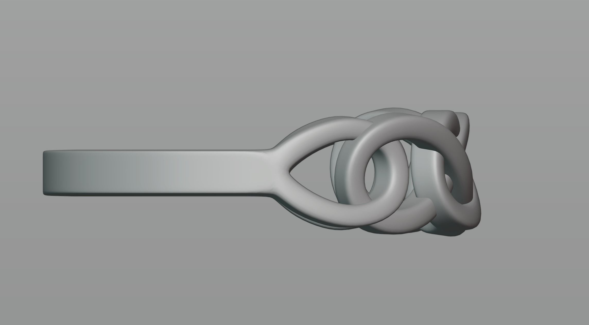Perpetuity knot ring 3D model | CGTrader