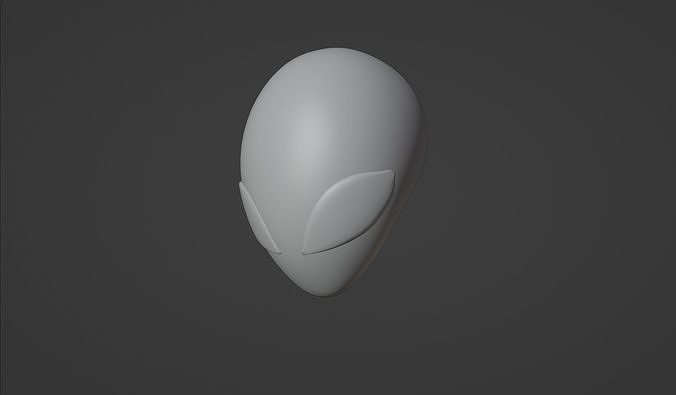 Alien Head 3D model | CGTrader