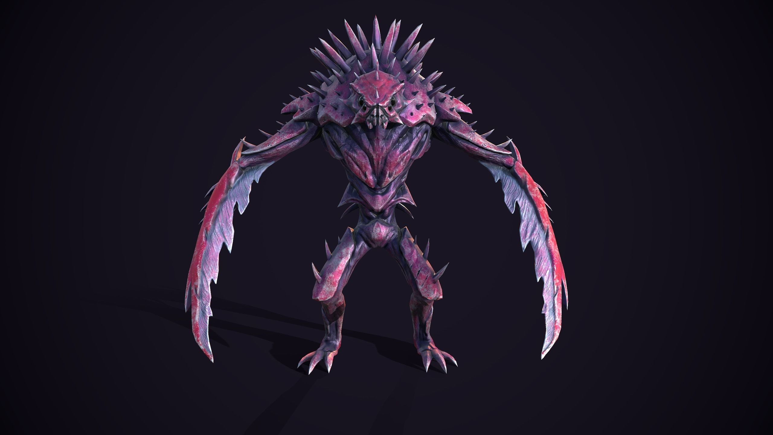 3D model Spike monster VR / AR / low-poly | CGTrader