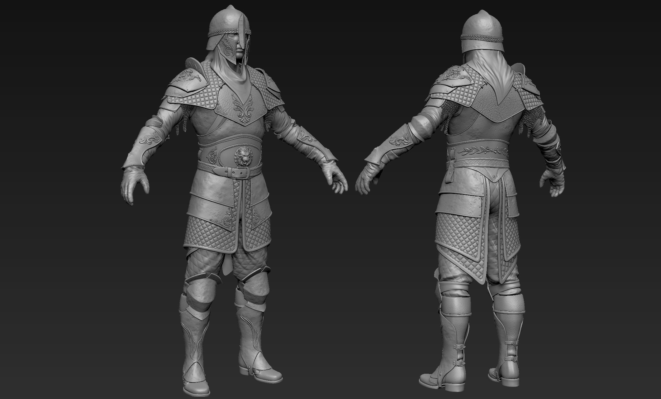 Knight Armor 2 3D model | CGTrader