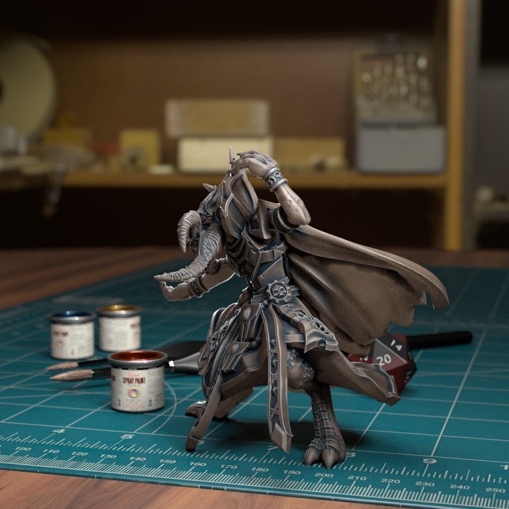 Brainflayer 04 - Pre-Supported 3D model 3D printable | CGTrader