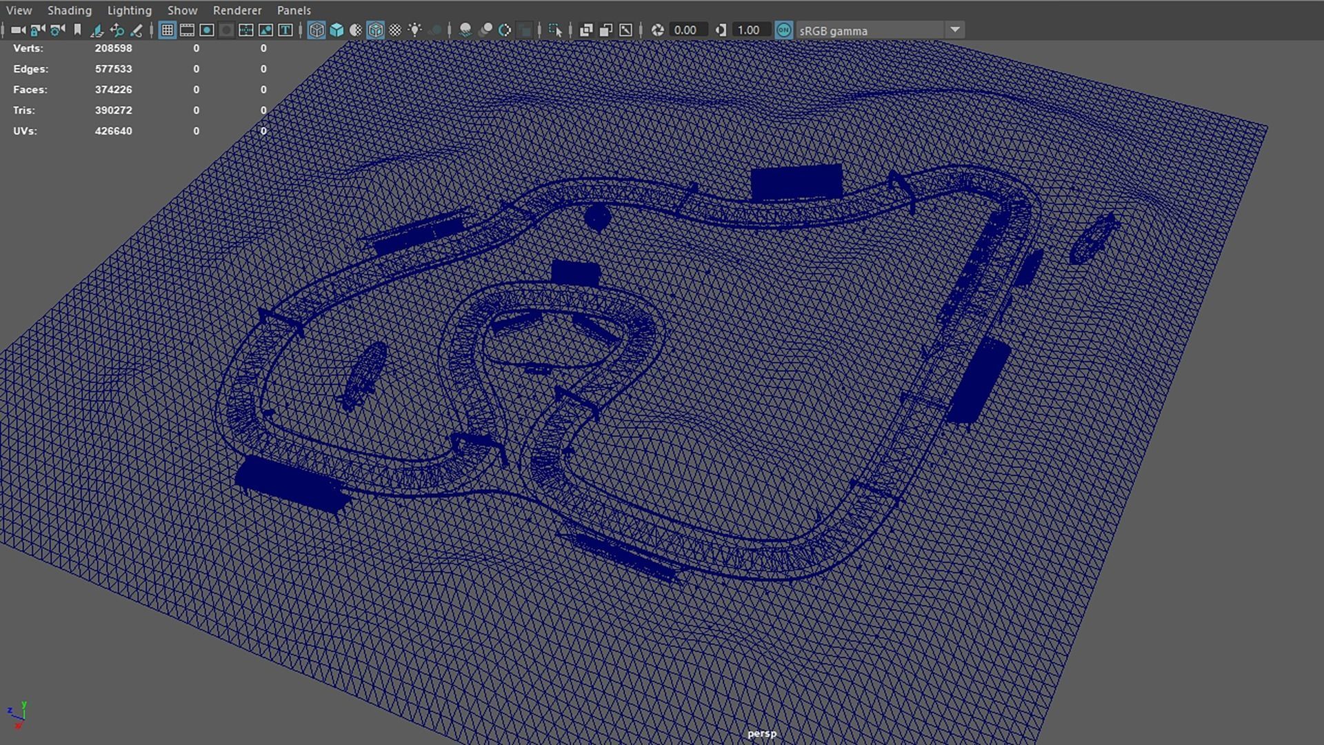 3D model F1 Racing Tracks VR / AR / low-poly | CGTrader