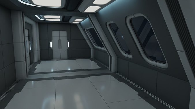 Sci Fi Quarters Kit 1 3D model | CGTrader