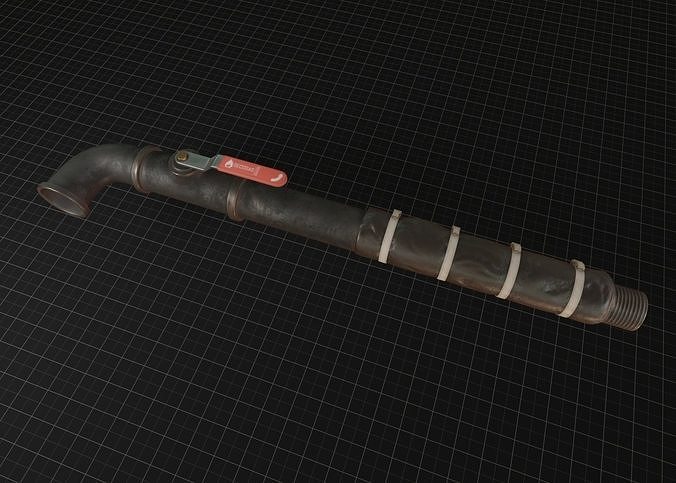 3D model Pipe Mele Weapon VR / AR / low-poly | CGTrader
