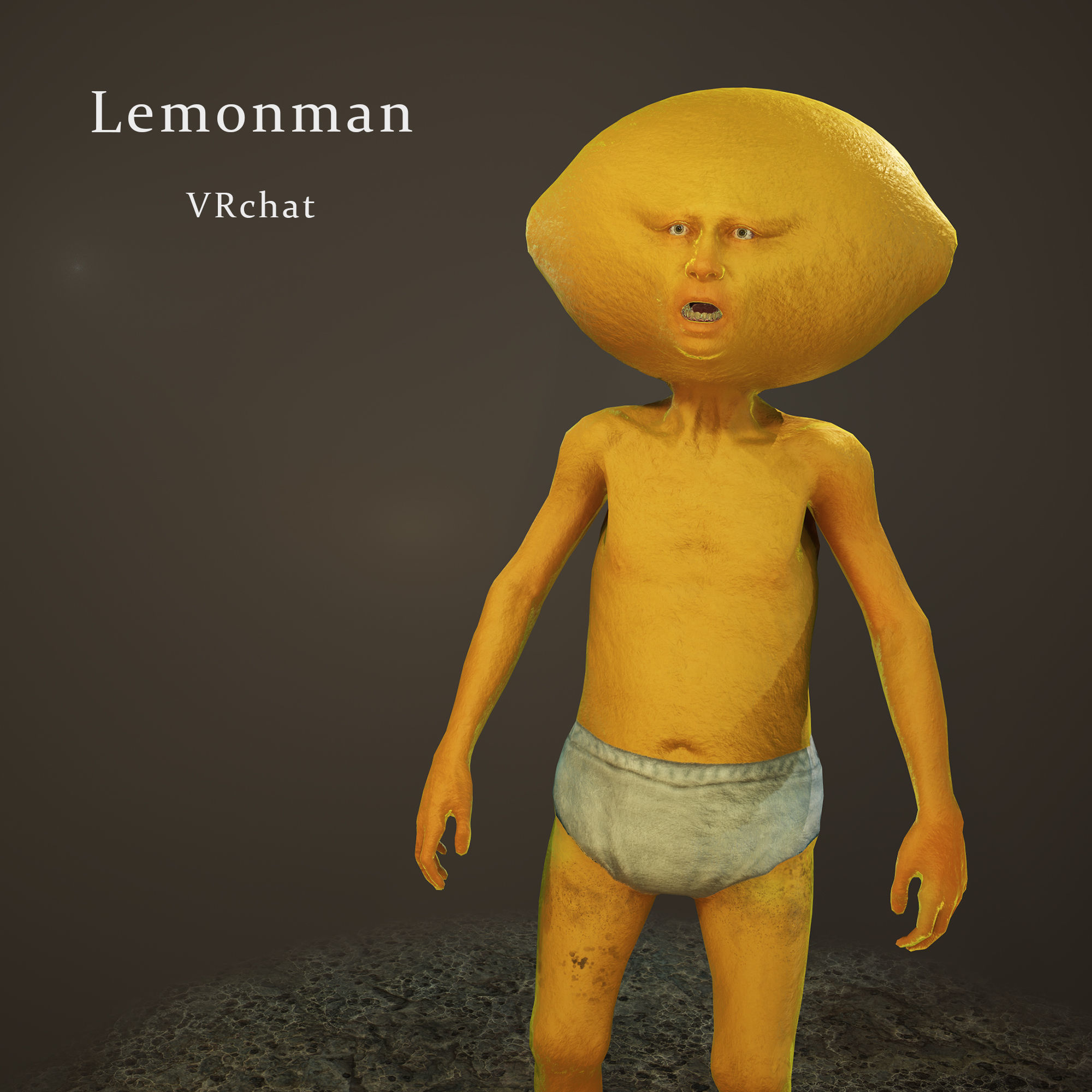 3D model Lemonman VR / AR / low-poly rigged | CGTrader