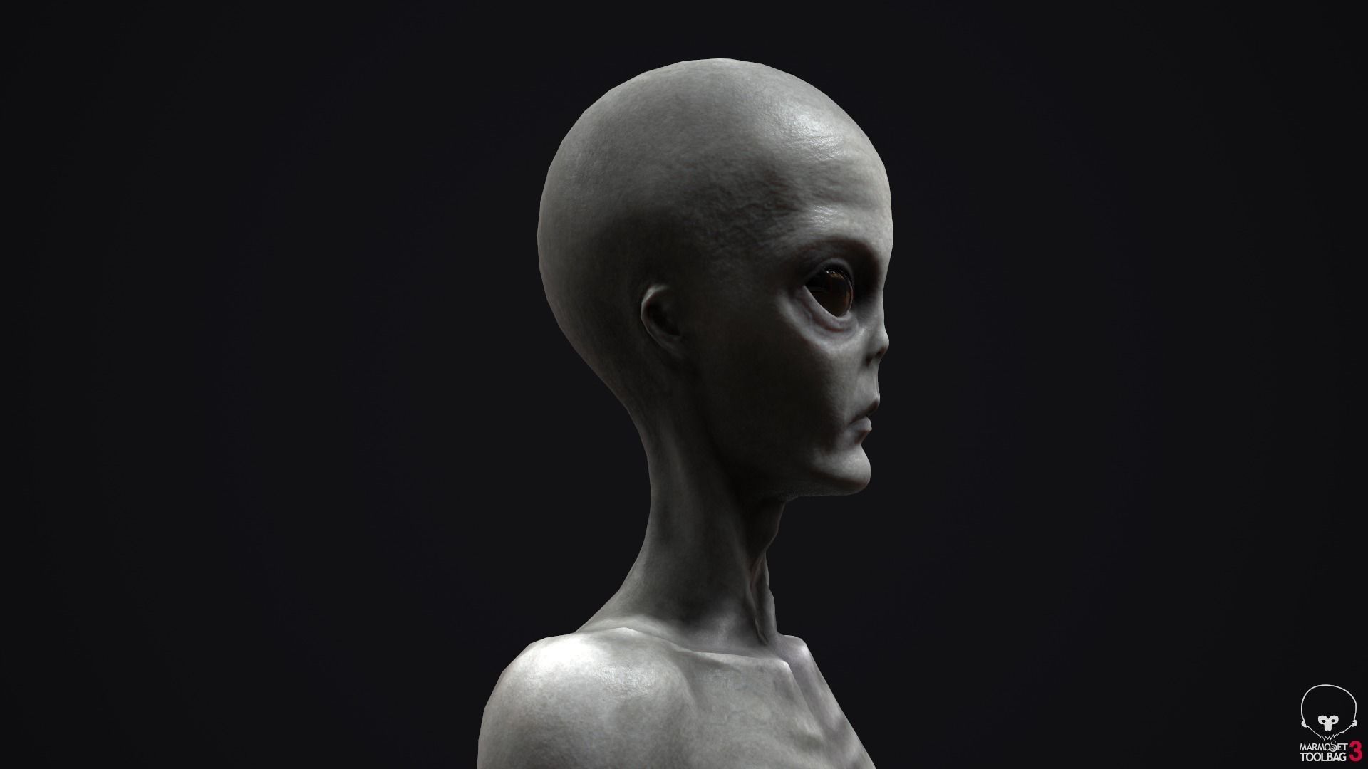 3D model Alien human VR / AR / low-poly | CGTrader