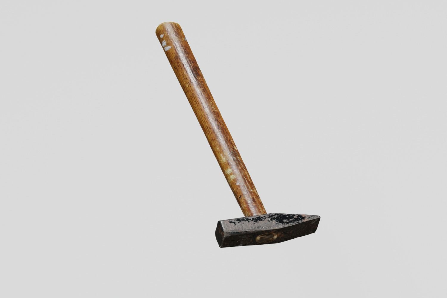 3D model Rusty Tool Hammer 3D scan PBR 4K textures VR / AR / low-poly ...