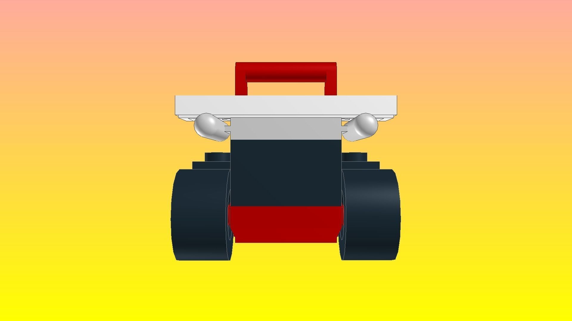 Lego Car Model 6436 3D model | CGTrader