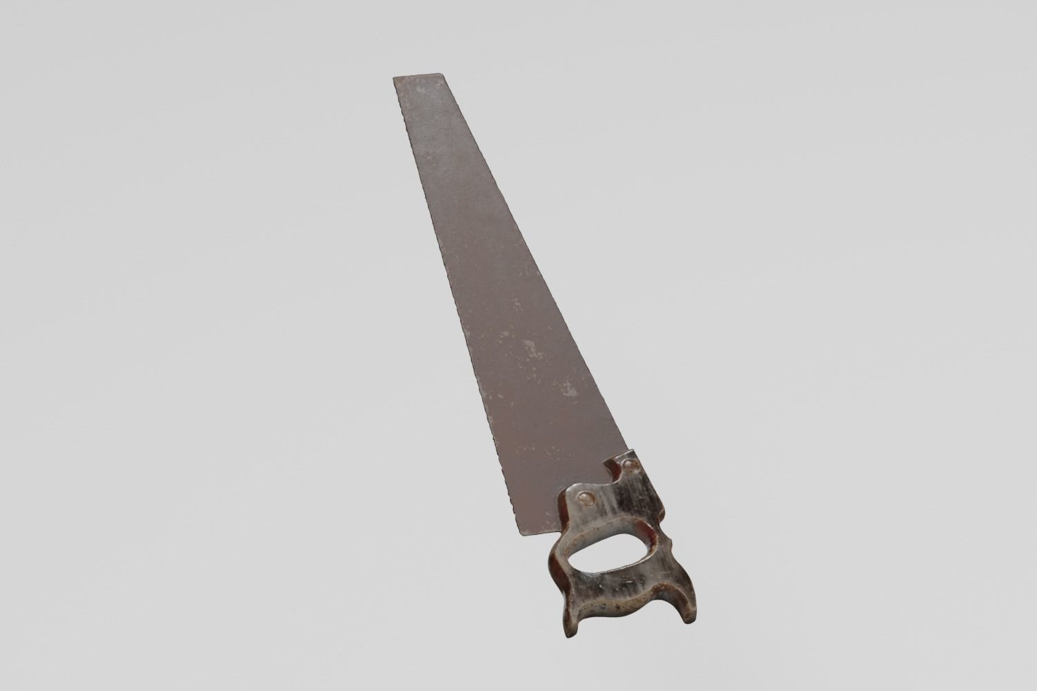 3D model Rusty Tool Panel Saw 3D scan PBR 4K textures VR / AR / low ...