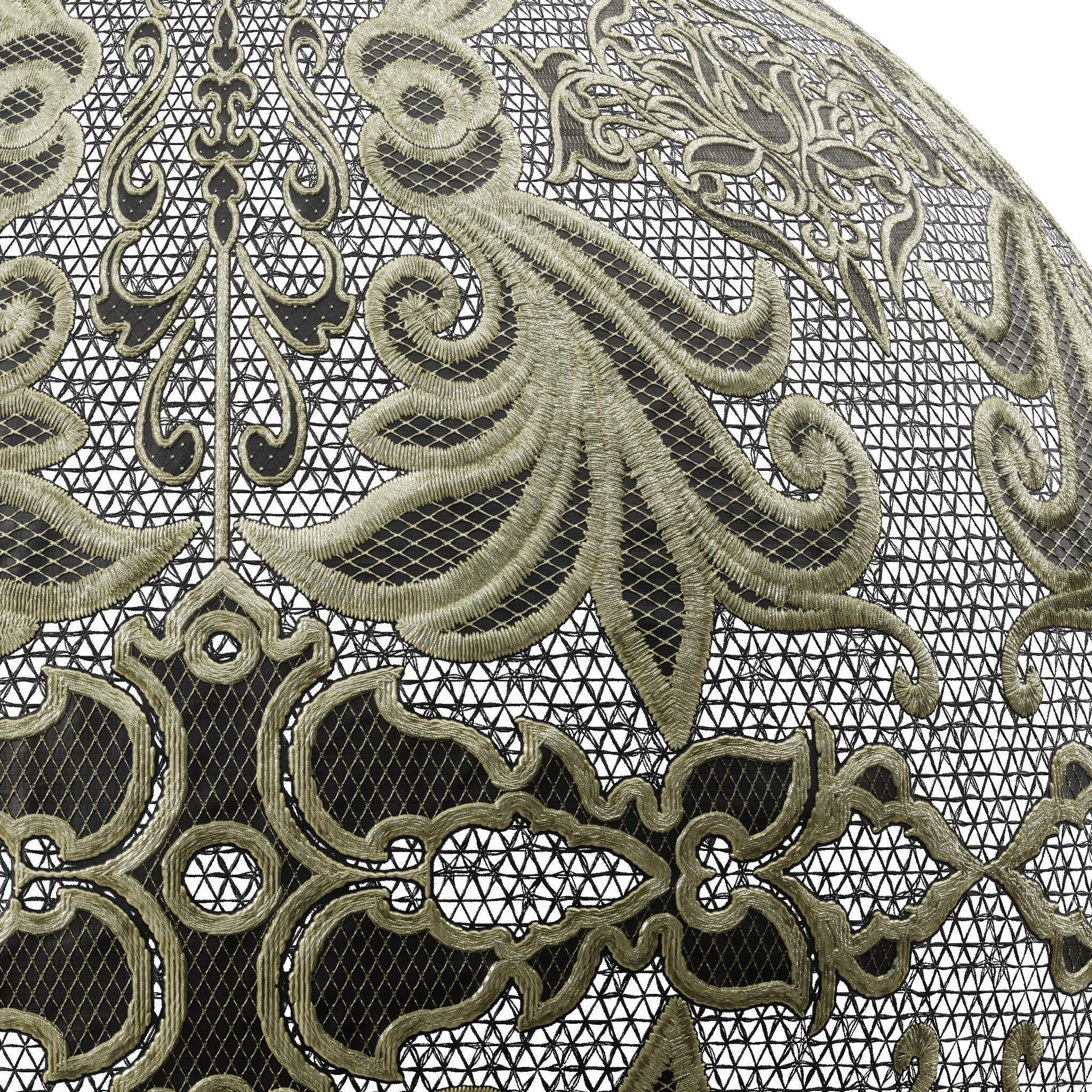 Lace Embroidery 08 - 4K - PBR - PNG - SBSAR Texture | CGTrader