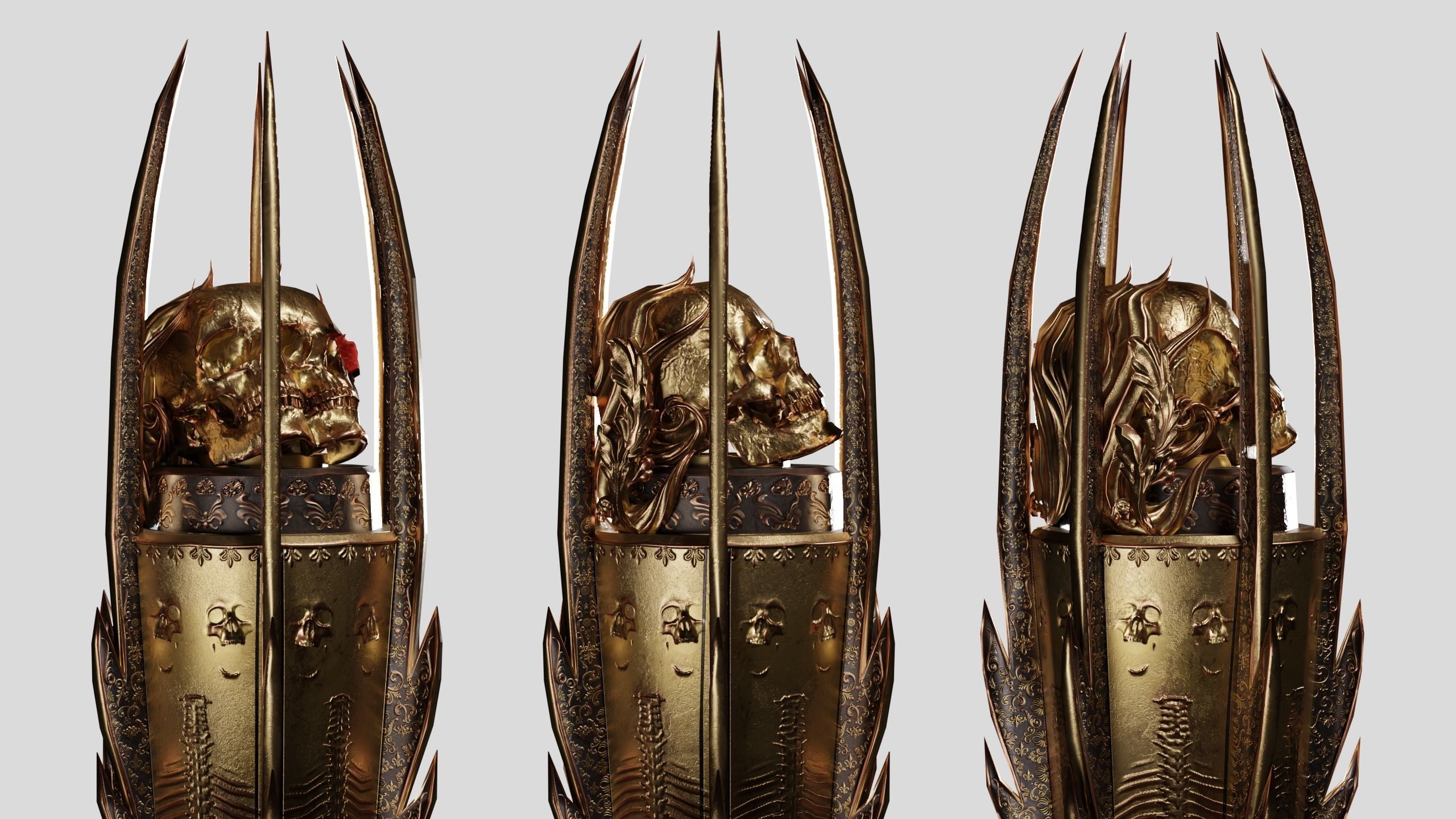 3D model Cursed staff VR / AR / low-poly | CGTrader