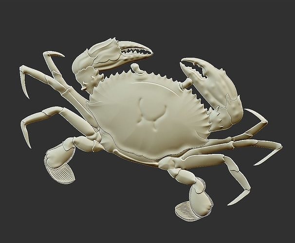 a crab 3D model 3D printable | CGTrader