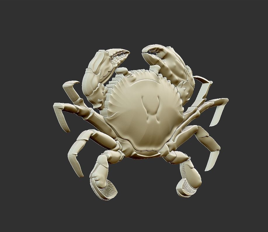 a crab 3D model 3D printable | CGTrader