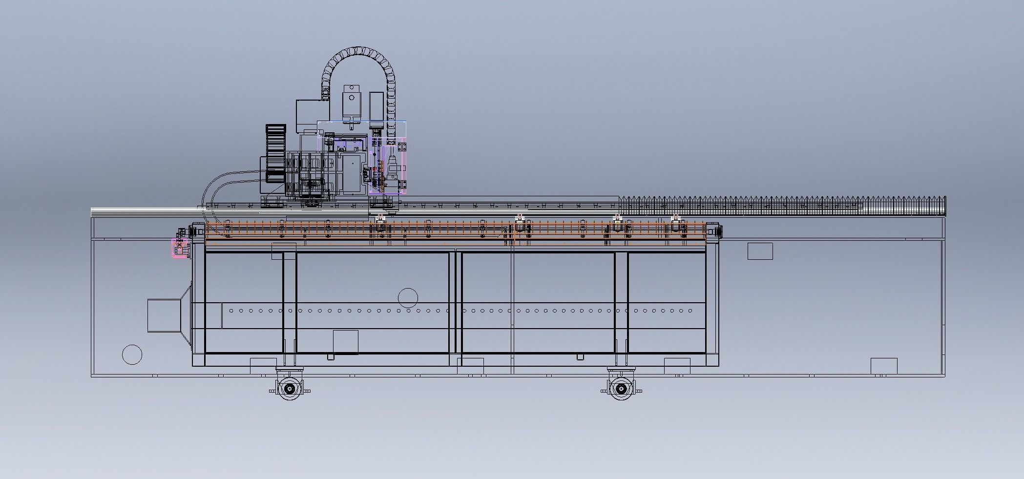 Laser cutting machine 3D model | CGTrader