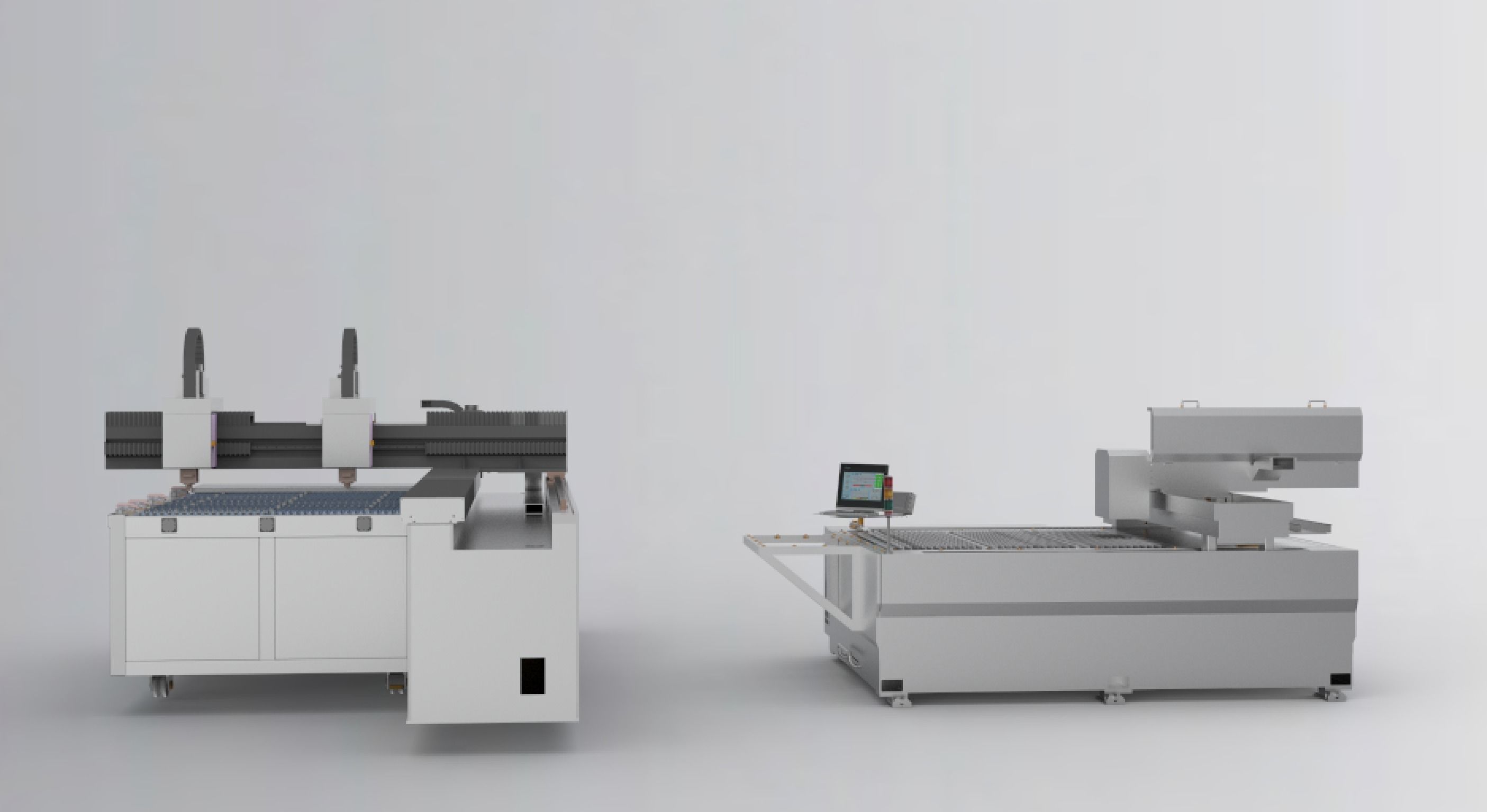 Laser cutting machine 3D model | CGTrader