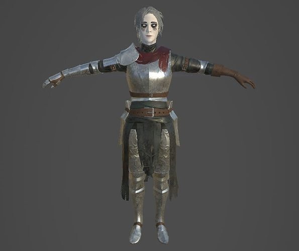 3D model Corrupted knight VR / AR / low-poly | CGTrader