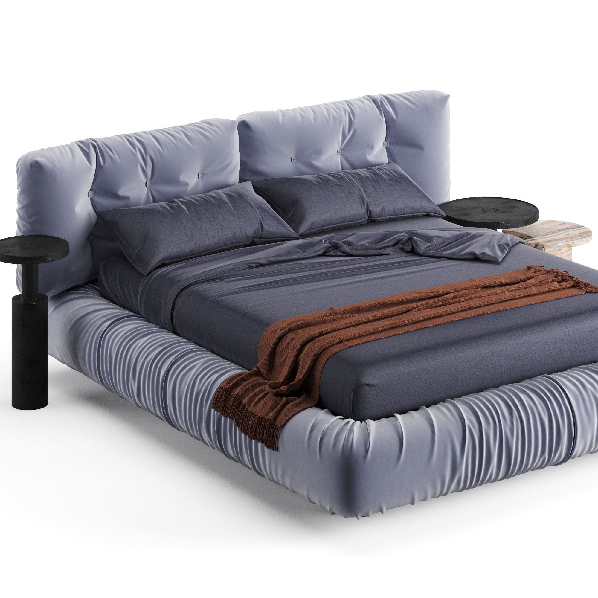 Baxter Milano Bed 3D model | CGTrader