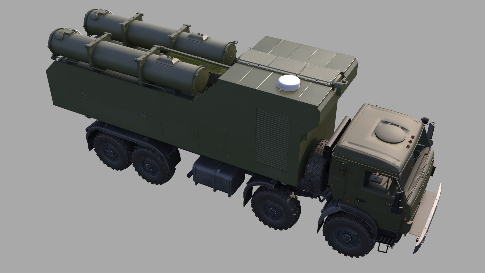 Rubezh-ME Coastal defense missile system 3D model | CGTrader