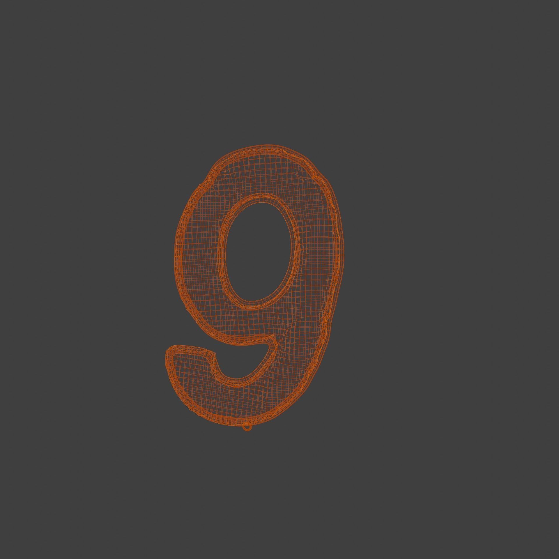 NUMBER 9 BALLOON 3D model | CGTrader