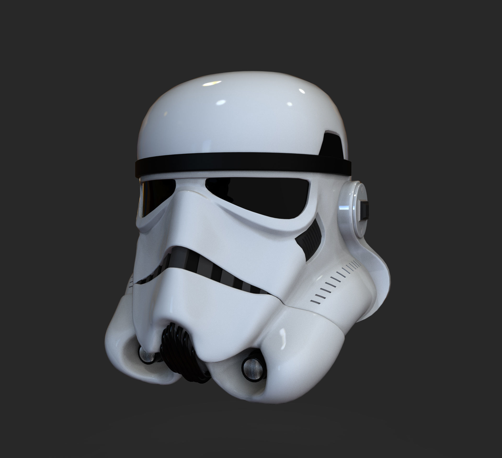 Star Wars Stormtrooper Helmet 3D model | CGTrader