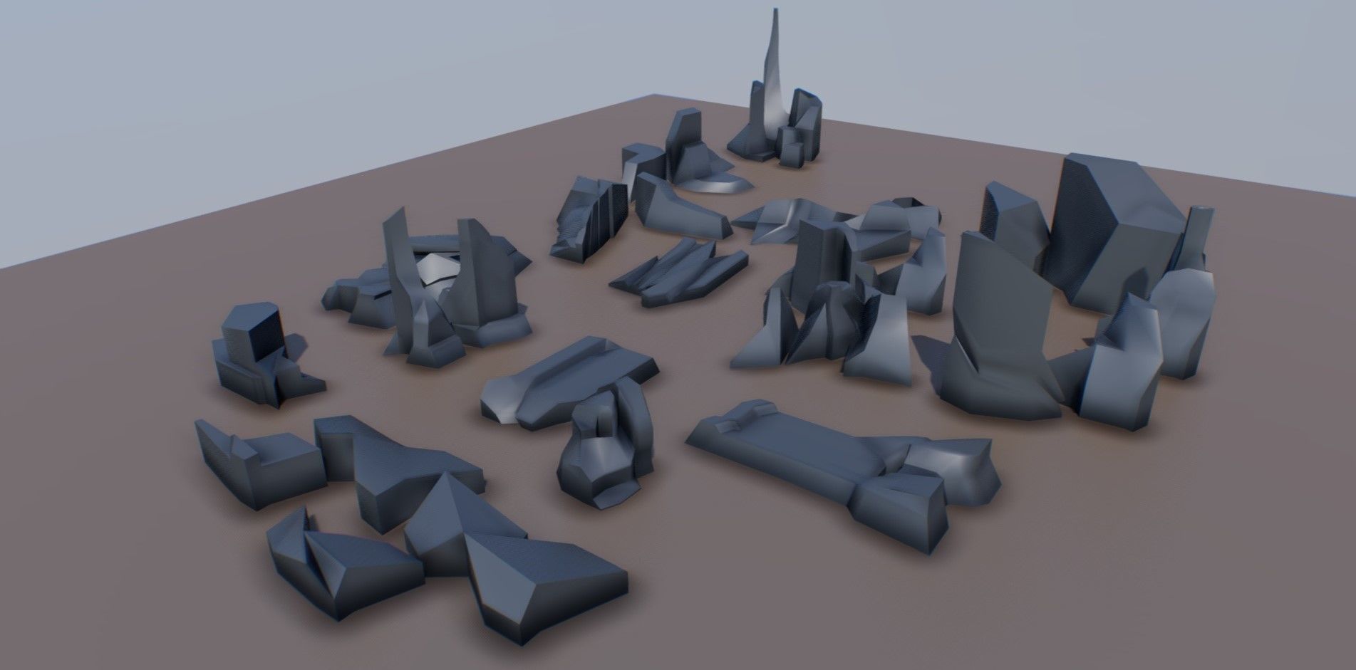 str arch set 02 3D model | CGTrader