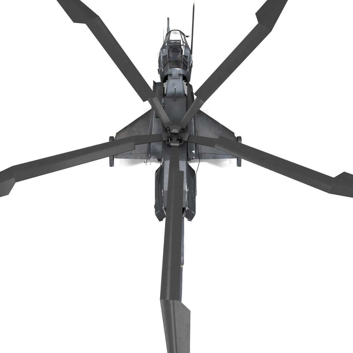 Combine Helicopter - Hunter-Chopper 3D model animated rigged | CGTrader