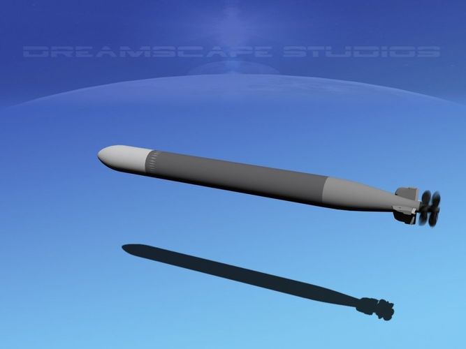 3D model Mark 12 Torpedo VR / AR / low-poly rigged animated MAX 3DS FBX ...
