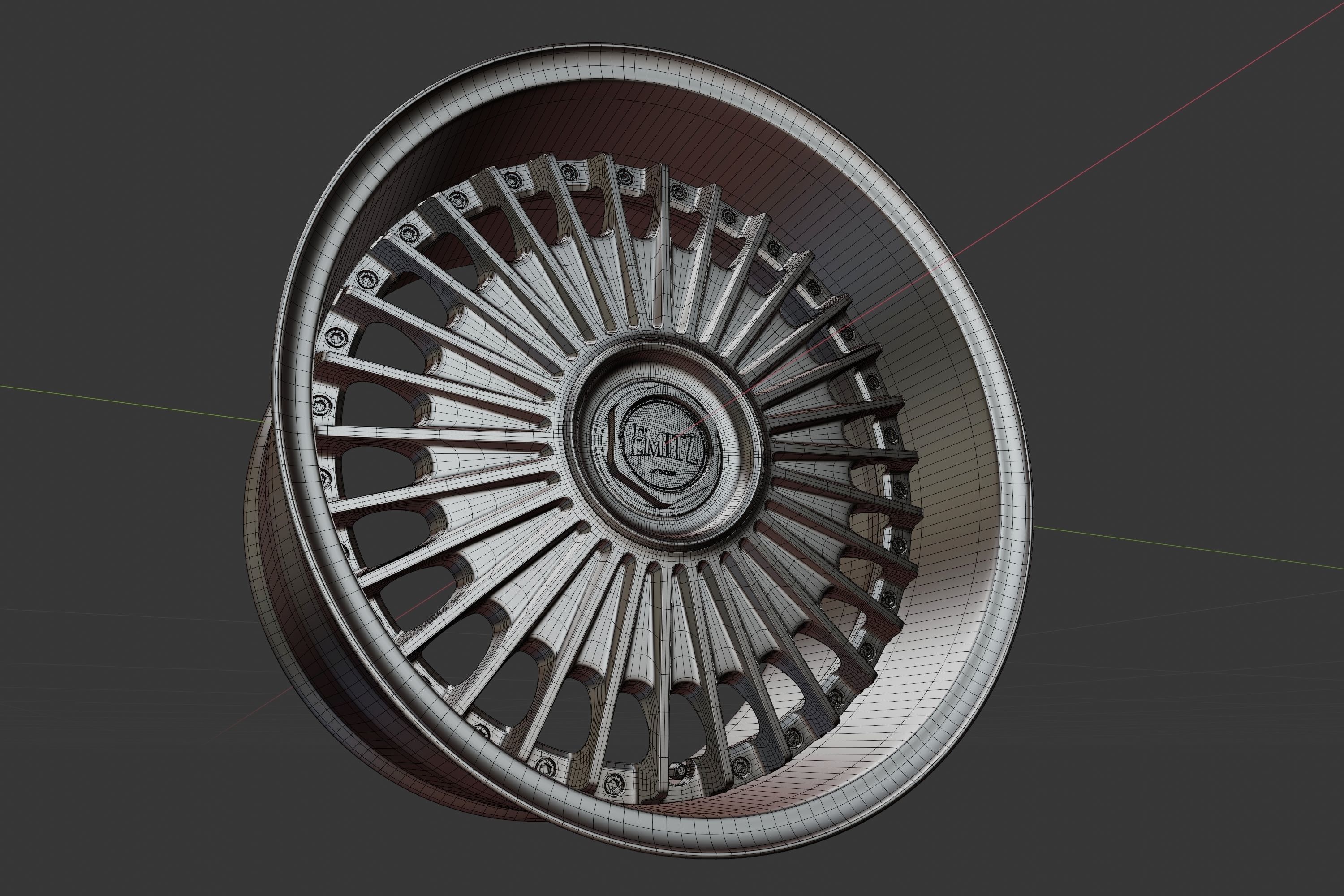 WORK EMITZ Car wheel 3D model | CGTrader