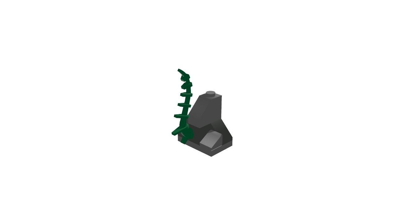 Lego Seaweed Model 8073 free 3D model | CGTrader
