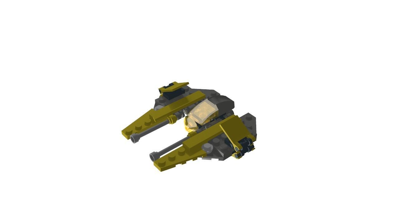 Lego Spaceship Model 6966 3D model | CGTrader