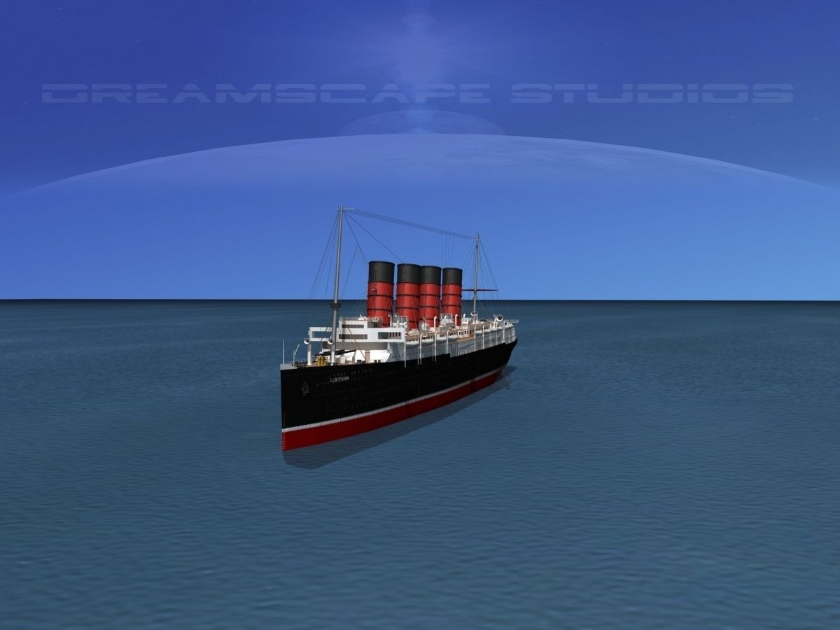 RMS Lusitania 3D model rigged | CGTrader