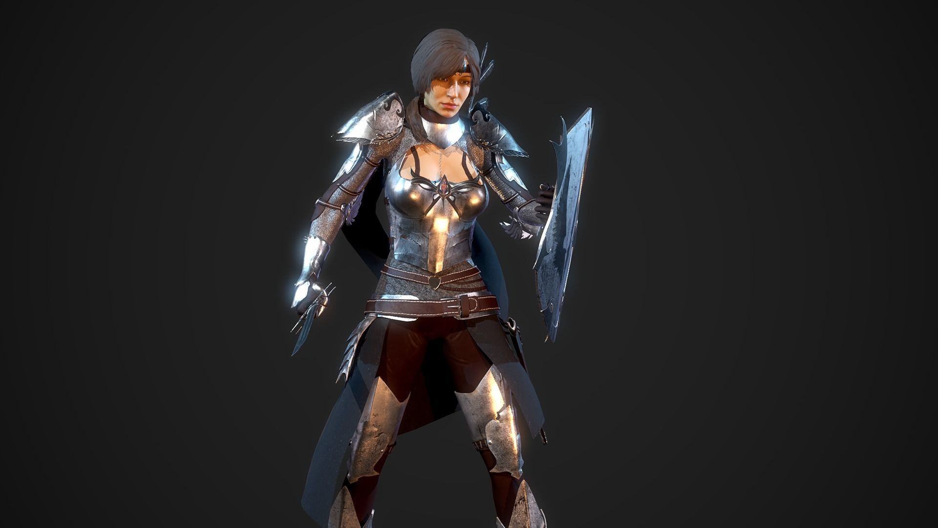 3D model Valkyrie Girl VR / AR / low-poly | CGTrader
