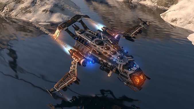 Spacecraft 04 Modular Pack 3D model | CGTrader