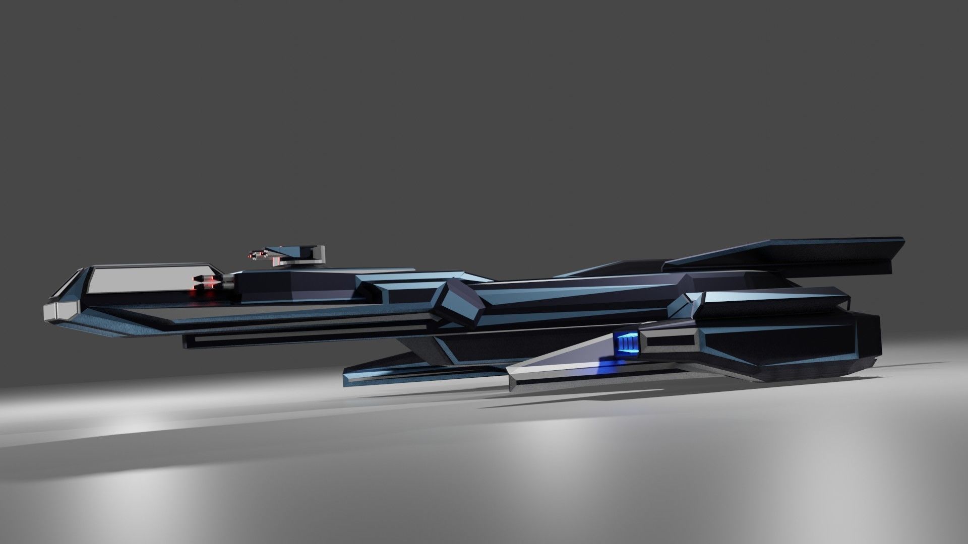 3D model Starship VR / AR / low-poly | CGTrader